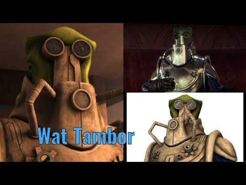 All Scenes Wat Tambor ( ep 2 ,clone wars, ep3 ) - YouTube