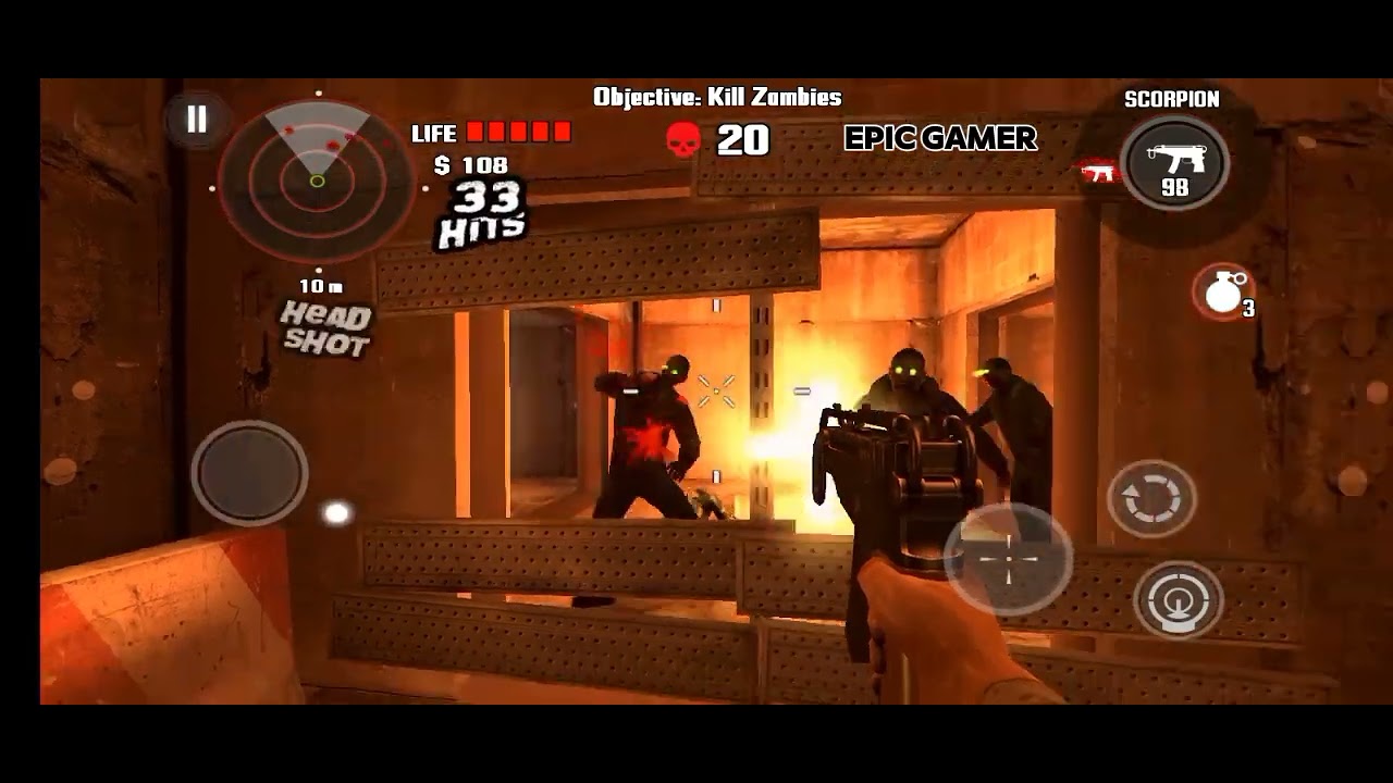 Dead trigger 1 gameplay| Epic Gamer| mission successfully completed ...