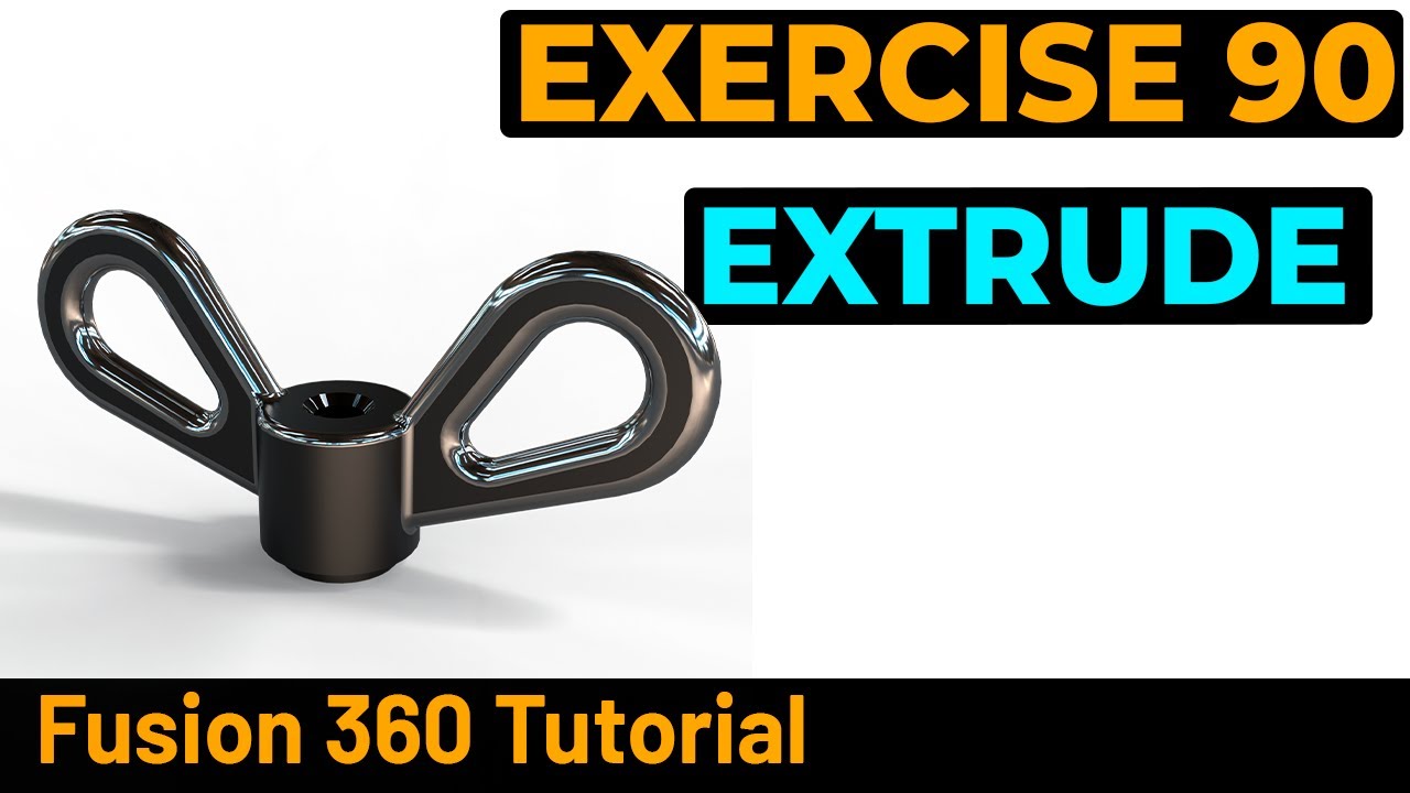 Fusion 360 Tutorial - Exercise 90 - YouTube