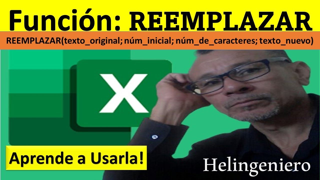 Función Reemplazar - Aprende a Usarla Simple y Anidada. - YouTube