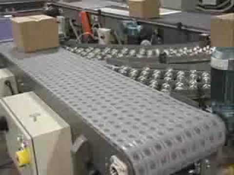 ARB Modular Plastic Belt Sortation Conveyor - YouTube