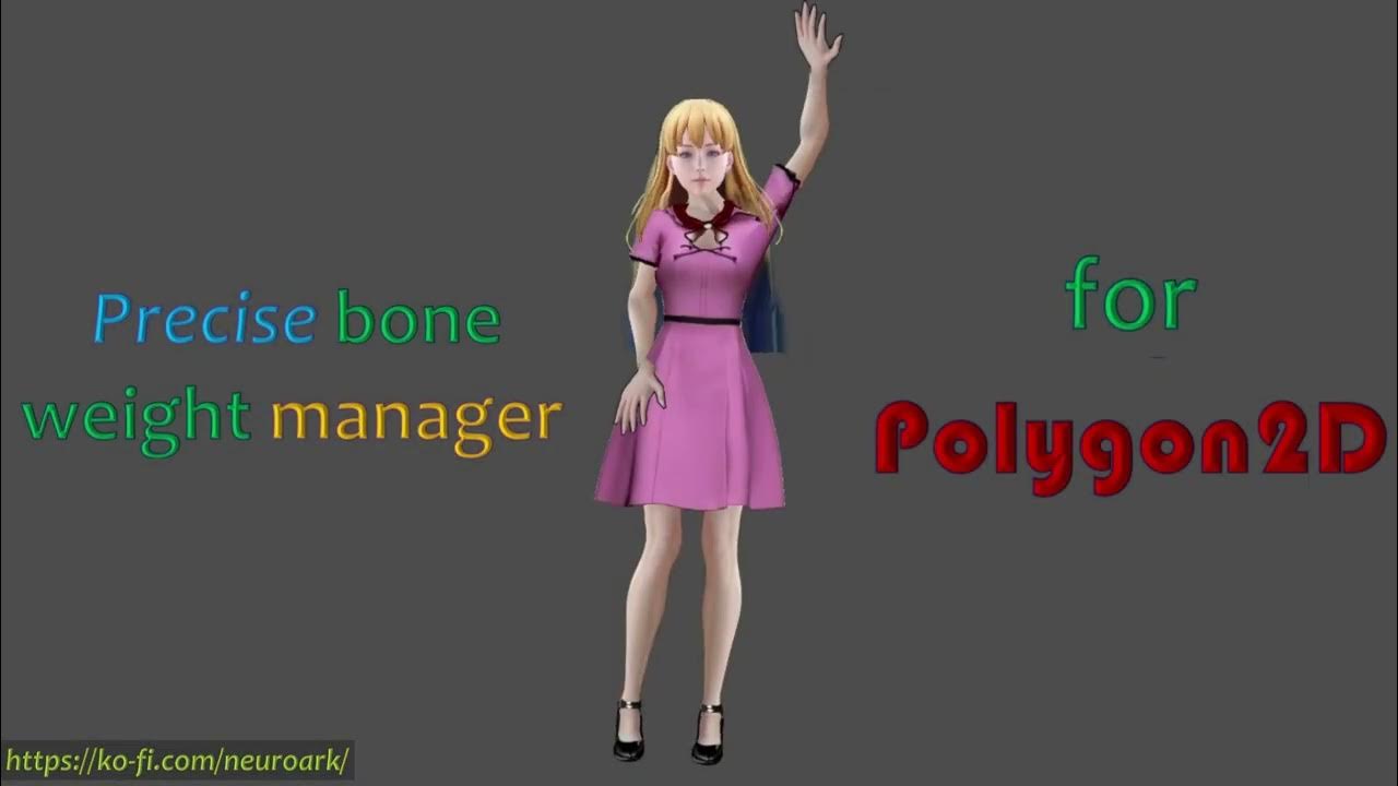 Precise Bone Weights Manager for Polygon2d in Godot 4x - YouTube