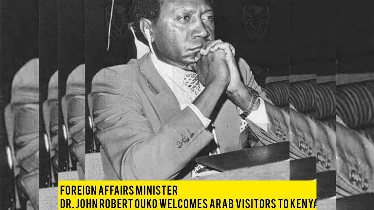 Dr.Robert Ouko- The Smooth Foreign Affairs Minister Welcomes Sultan to ...