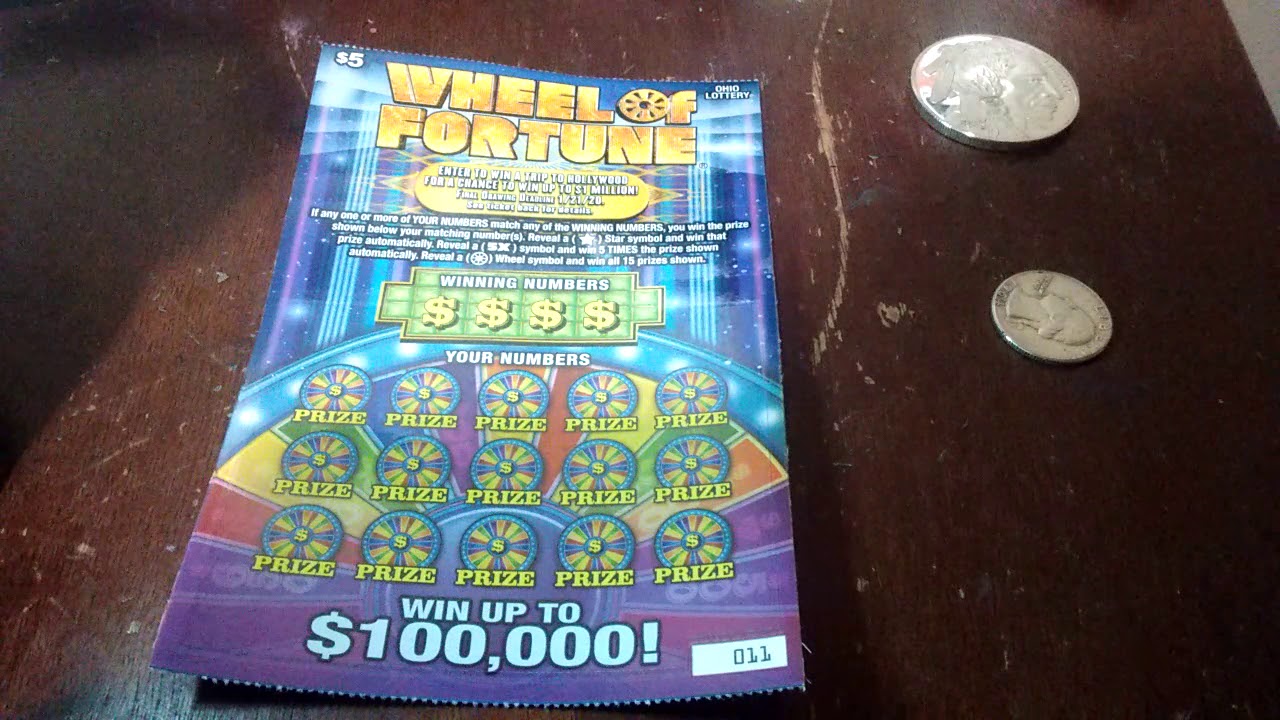 Wheel of Fortune💰 Ohio lottery Ticket 011 +Bonus Ticket - YouTube