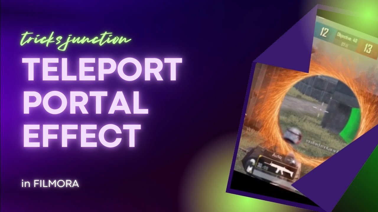 Create Teleport Portal Effect for BGMI PUBG mobile Montage on FiLMORA ...