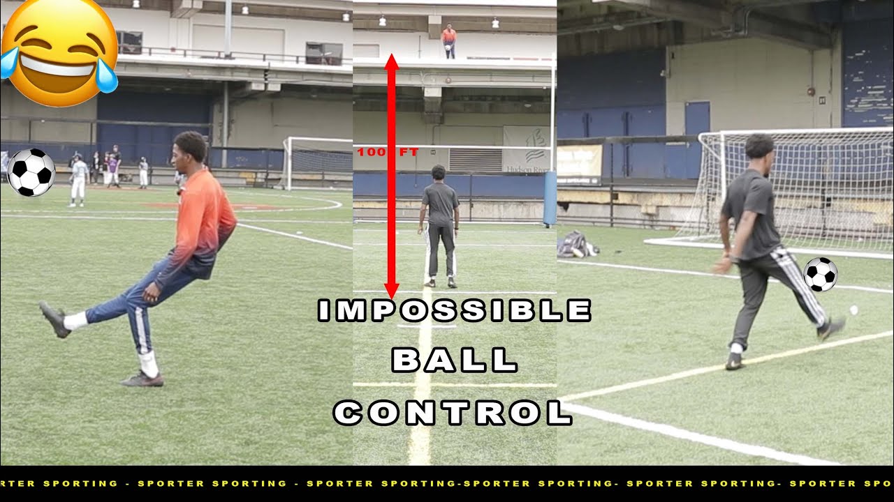 IMPOSSIBLE BALL CONTROL CHALLENGE | PIER 40 NYC - YouTube