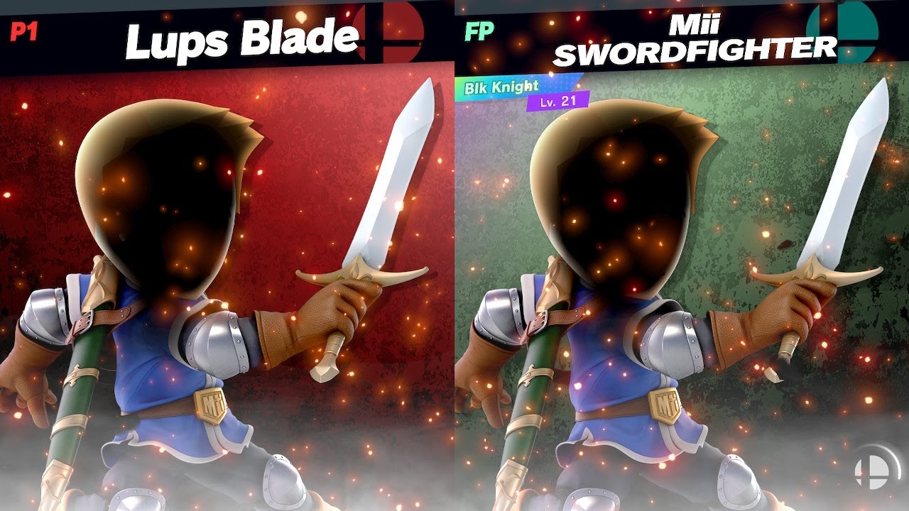 [Amiibo] Blk Knight (Mii Swordfighter Amiibo) Training [6] - YouTube