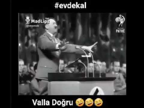 Adolf Hitler'den Evde Kal Çağrısı XD😀