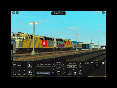 Via Rail Silver Star P42DC and F40PH-2D passed at GO Transit stations ...