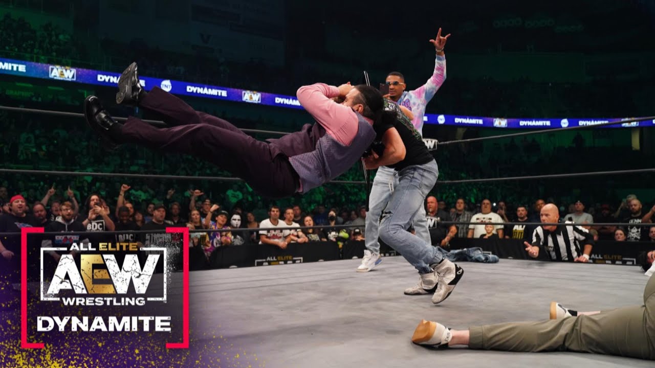 Matt Hardy Freshly Squeezed Orange Cassidy's Head with a Chair | AEW ...