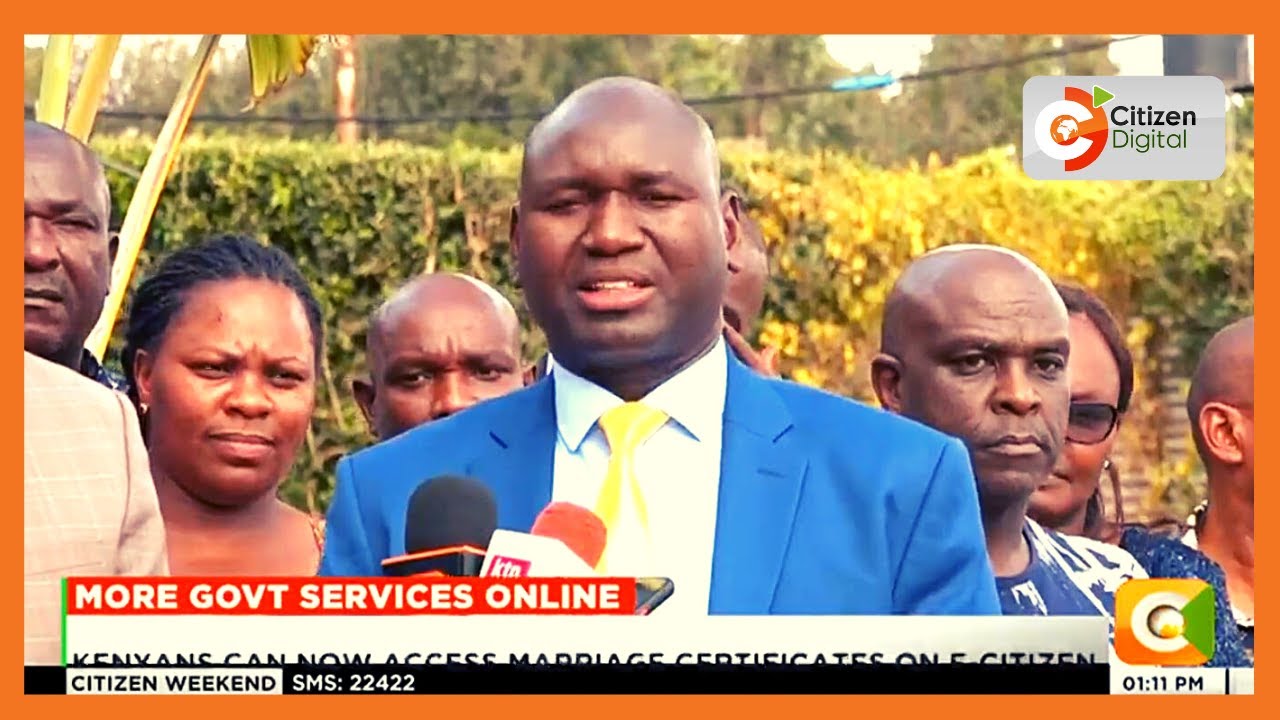 Immigration PS Julius Bitok says marriage certificates are now ...