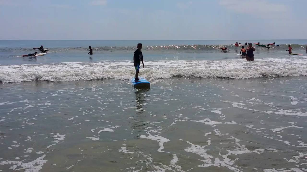 Jaxon Surf Camp Day2 - YouTube