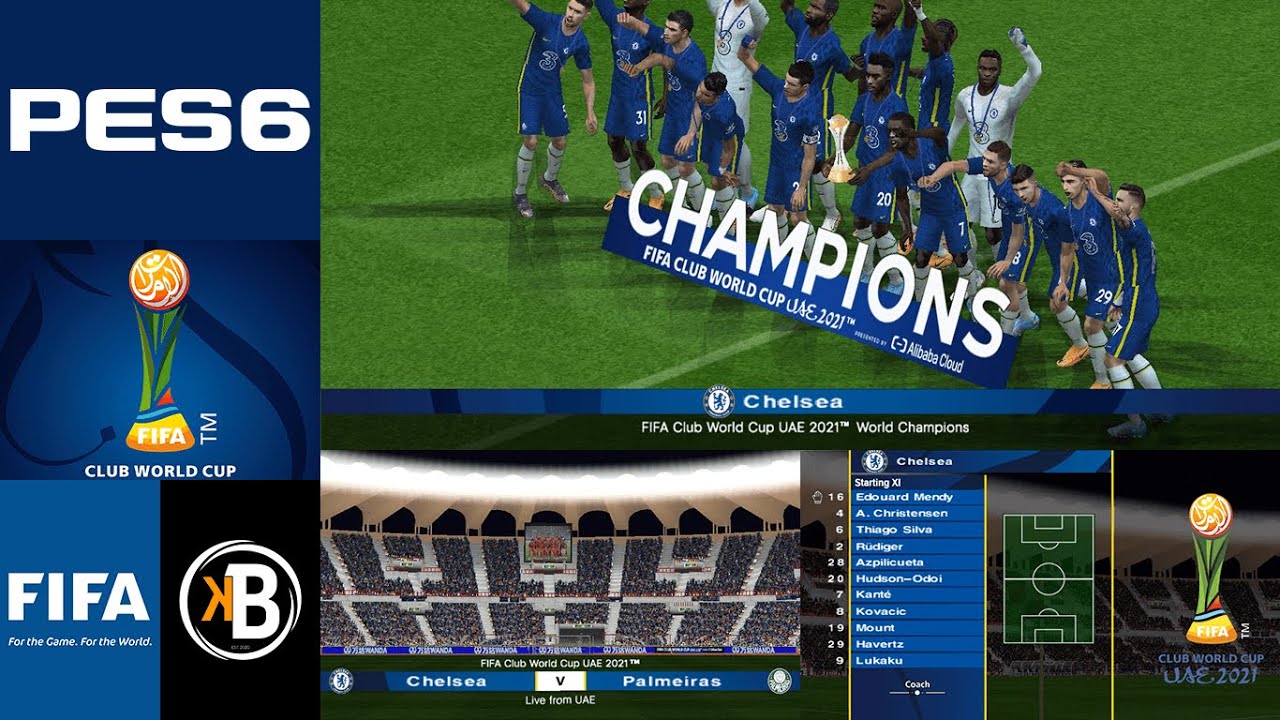 MOD FIFA CLUB WORLD CUP para PES 6 y jugar FORMATO REAL! DESCARGA - YouTube