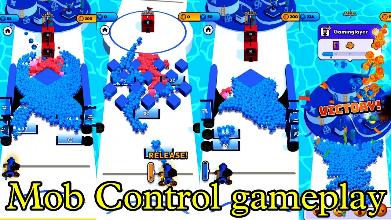 MOB CONTROL GAMEPLAY NVGAMES - YouTube