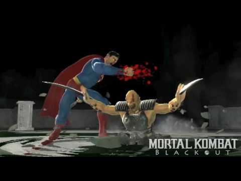 Mortal Kombat vs. DC Universe | Superman's "Headache" Heroic Brutality ...