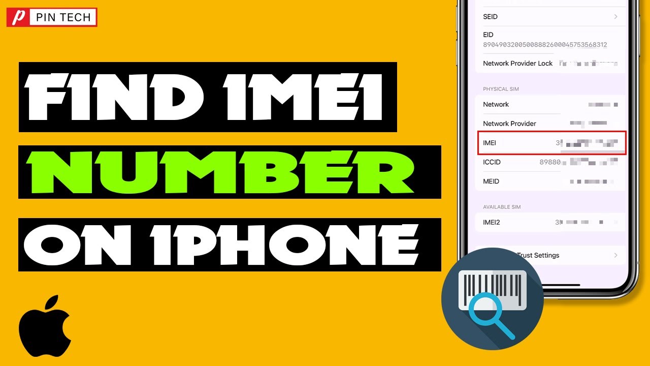 How to Get Your iPhone's IMEI Number - YouTube