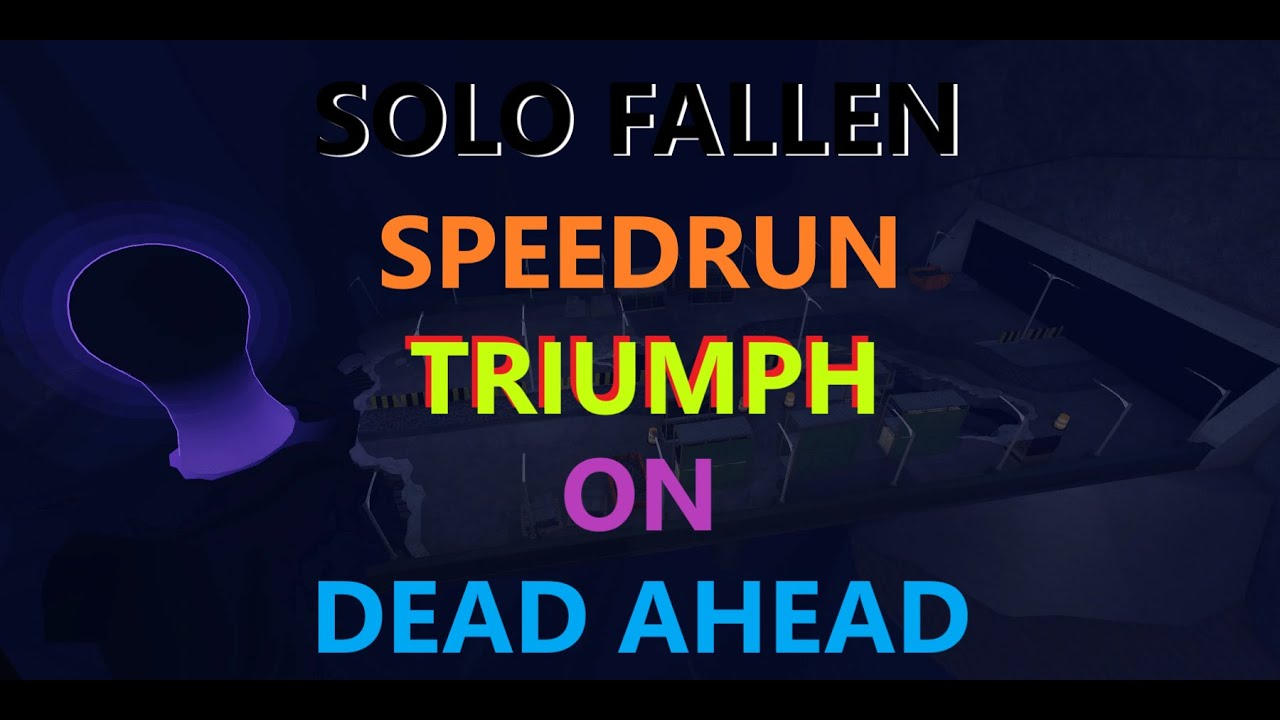 Solo Fallen Speedrun on Dead Ahead | Roblox Tower Defense Simulator - YouTube