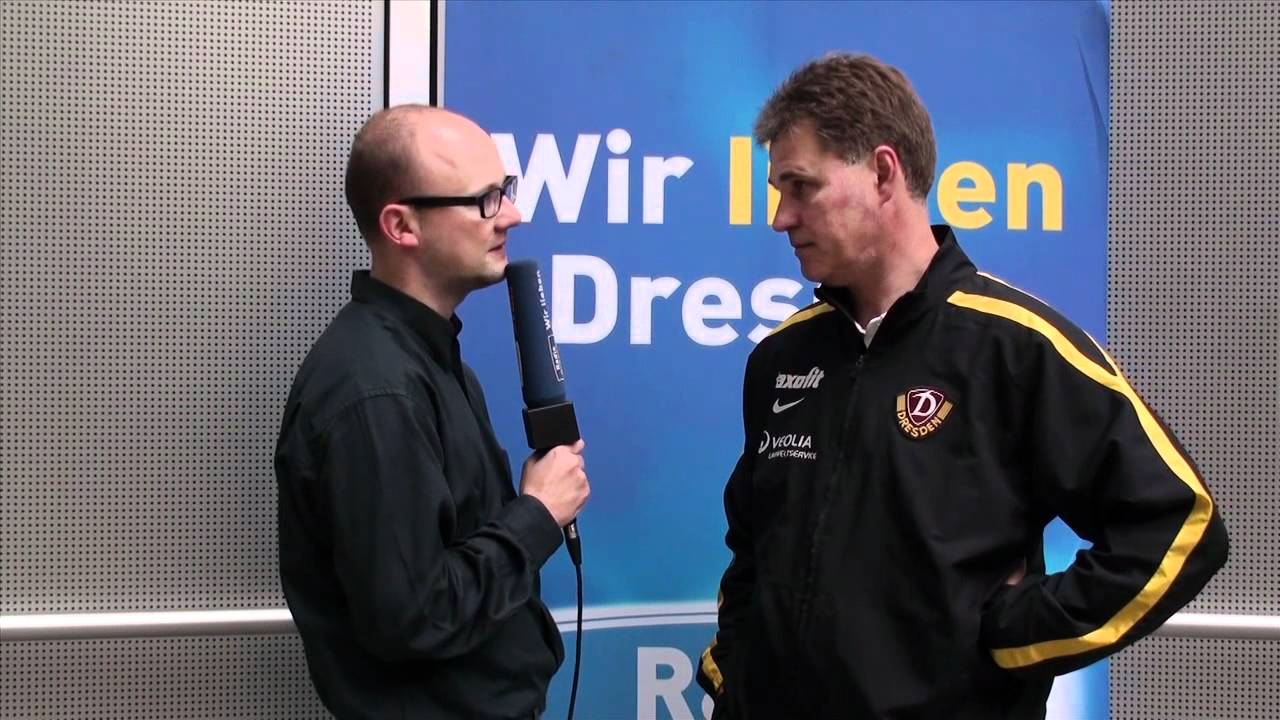 Dynamo-Coach Ralf Loose bei Radio Dresden - YouTube