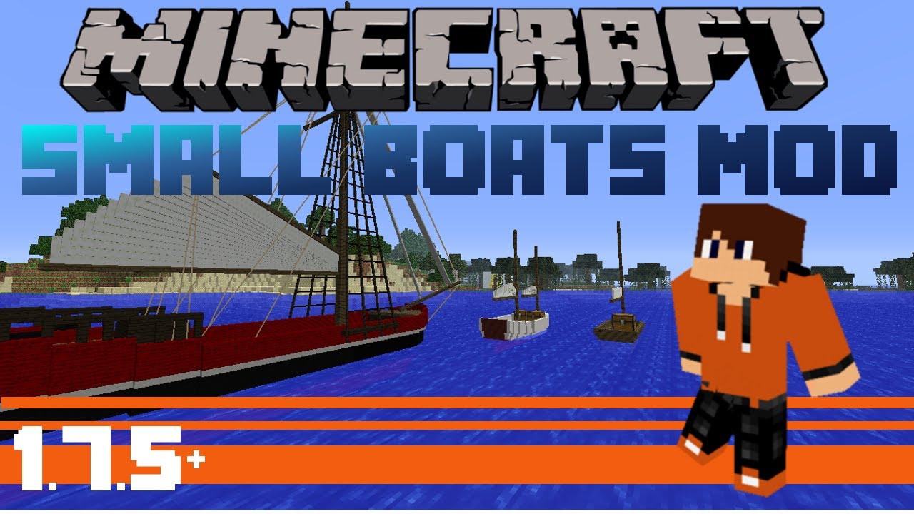 (1.6.4+) Minecraft Mod Review - SMALL BOATS MOD + DOWNLOAD LINK - YouTube