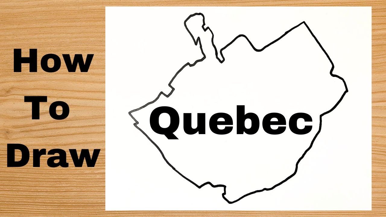 Drawing Québec Province Map - Canada - YouTube