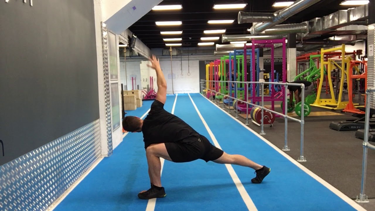 Lunge Reach Through to Thoracic Extension - YouTube