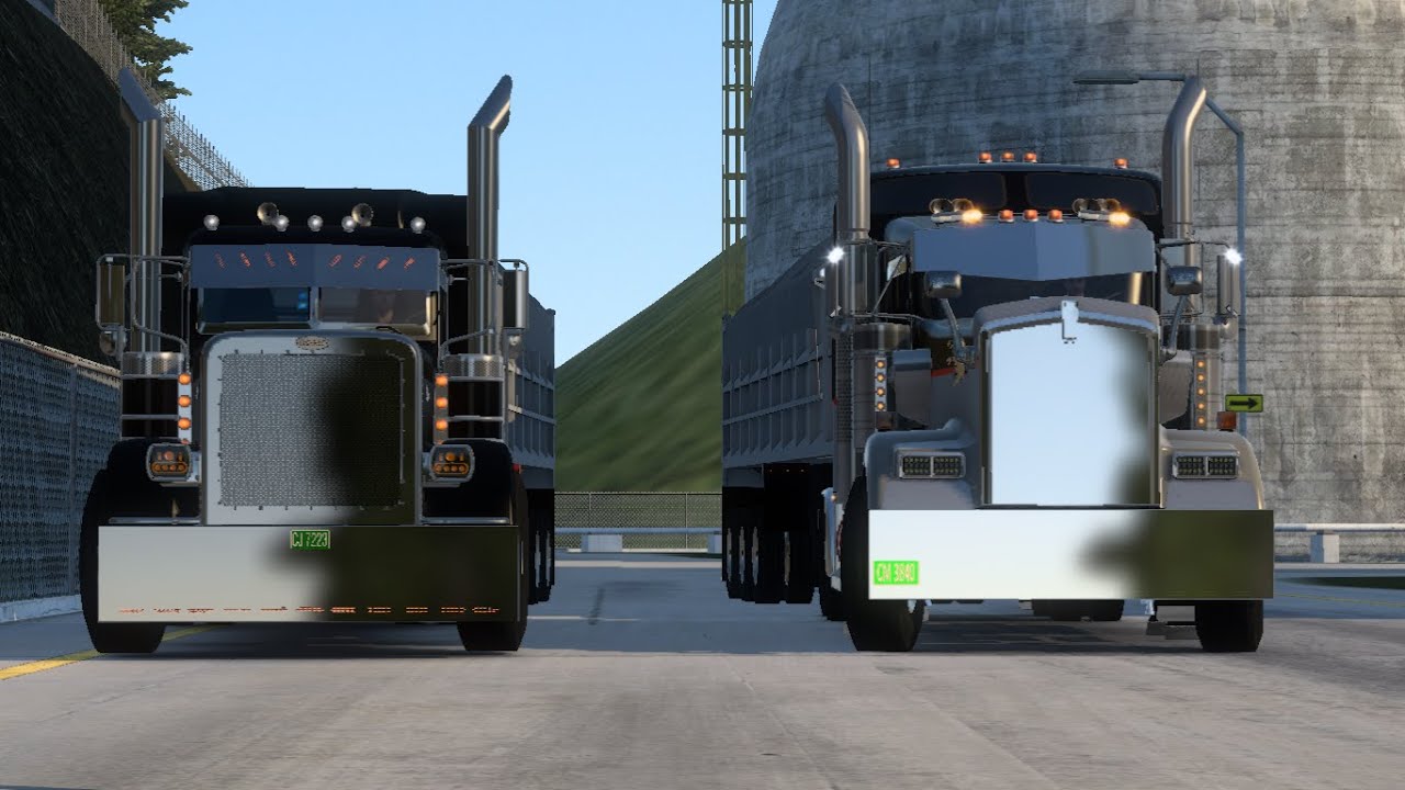 Kenworth w900 / Peterbilt 389 / ( Cat c15 6nz ) Convoy Clips - YouTube