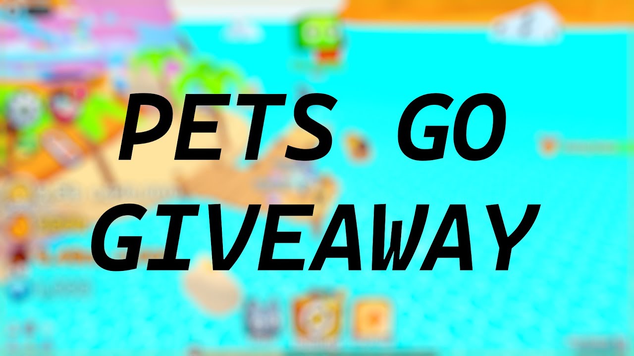 🔥🔥PETS GO GIVEAWAY, DROP USERNAME IN CHAT TO GET PETS 🔥🔥 - YouTube