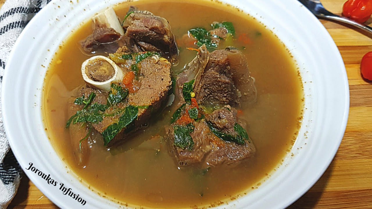 How to make the best Nigerian Spicy Goat meat peppersoup. Simple and ...