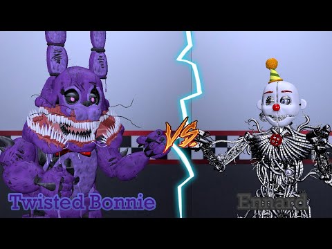 Fnaf plush S1 ep27: TWISTED BONNIE VS ENNARD [remake] - YouTube
