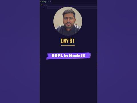 REPL in NodeJS #75hardchallenge #codingchallenge #javascript - YouTube