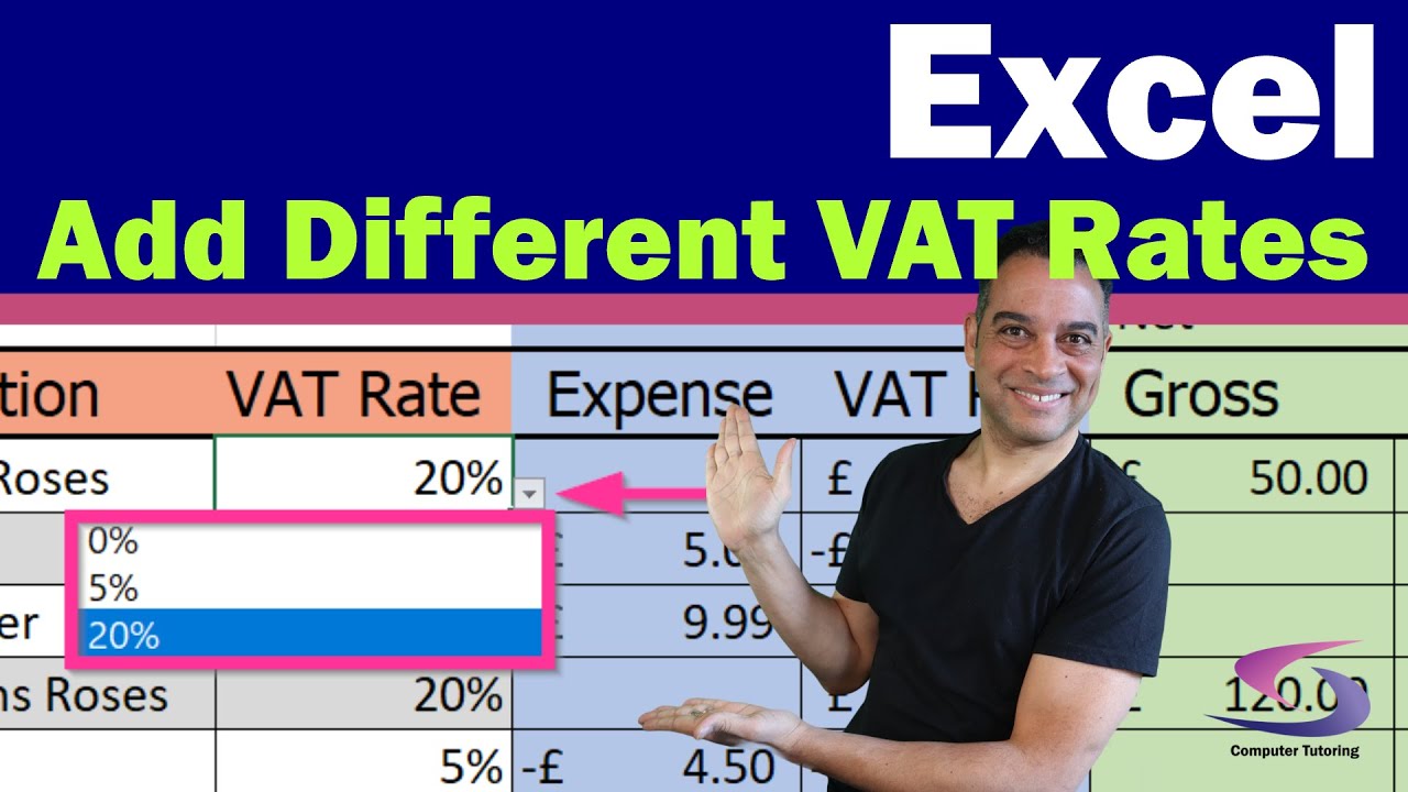 How Do I Add DIFFERENT VAT Rates Into The Same Spreadsheet YouTube How Do I Add DIFFERENT VAT Rates Into The Same Spreadsheet YouTube