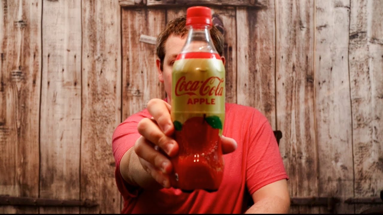 Coca Cola Apple Japan Exclusive Flavor - YouTube