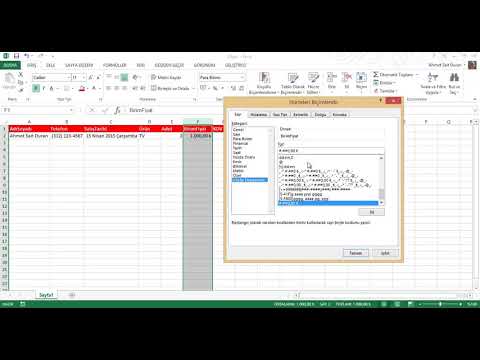 Excel Dersleri 4: Tablo Oluşturma