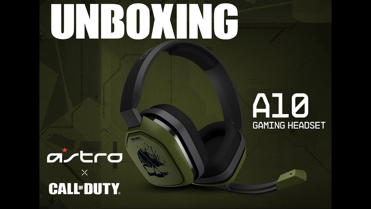 UNBOXING ASTRO A10 EDICIÓN CALL OF DUTY - YouTube