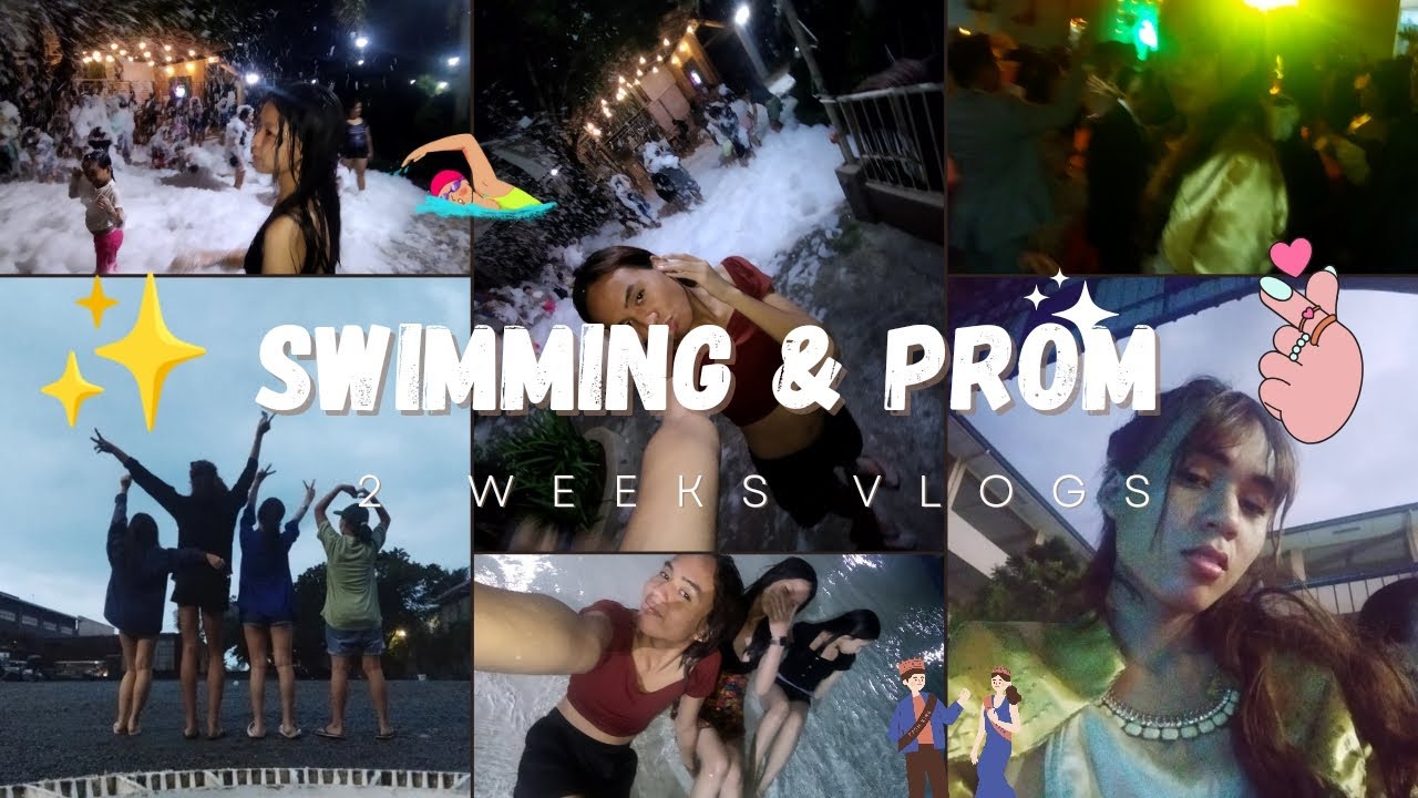 SWIMMING & PROM (2 weeks Vlog) ️ - YouTube