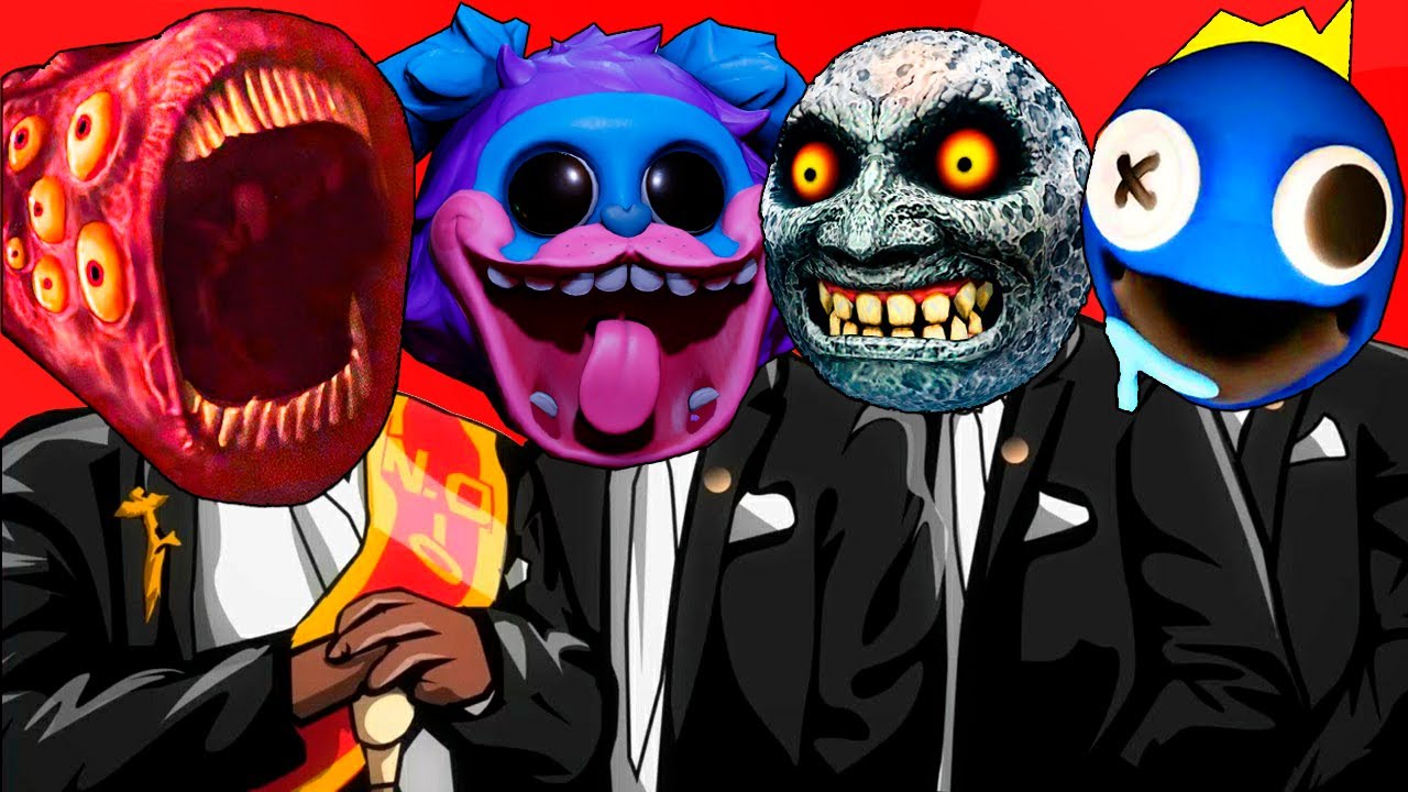 Rainbow Friends & Train Eater & Cursed Thomas & PJ Pug-A-Pillar ...