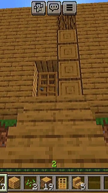 Building temporary house for survival pt 2😤#shorts #minecraft - YouTube