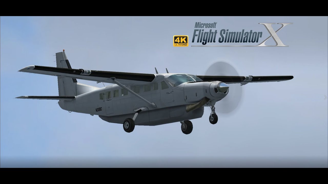 [msfx]...microsoft flight simulator].. [fsx] .... cessna 208 takeoff ...