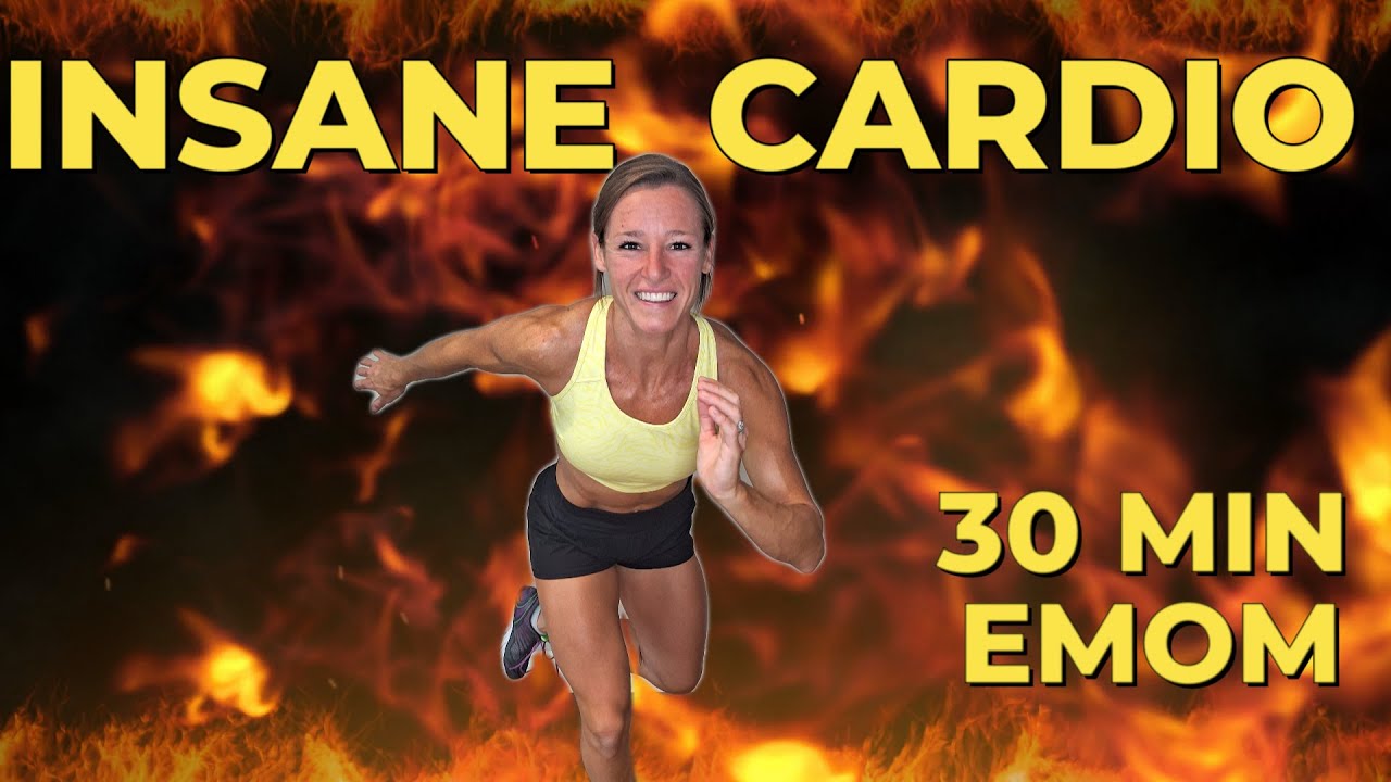 30 MINUTE INSANE HIIT CARDIO | EMOM | NO EQUIPMENT - YouTube