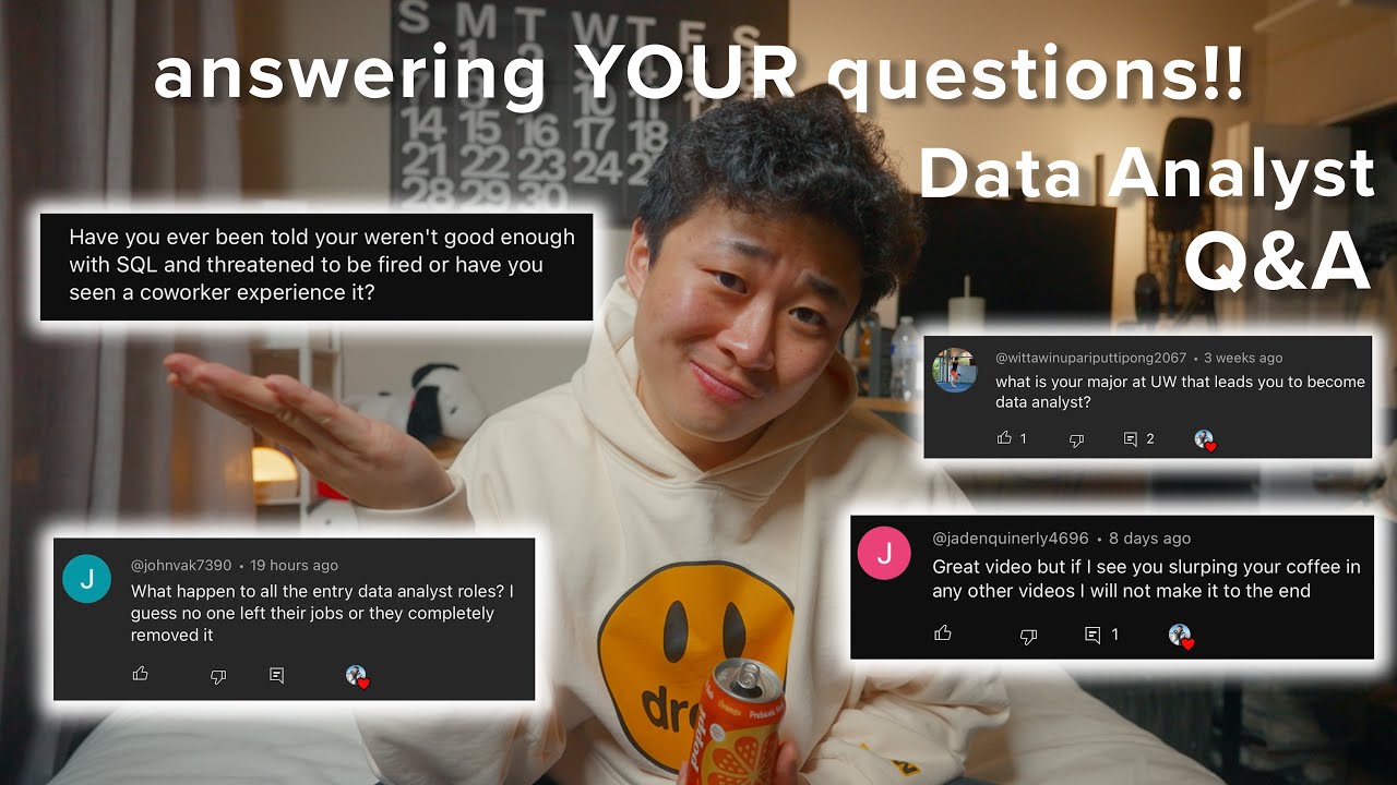 answering ALL your Data Analyst / Science questions | SQL skills, day ...