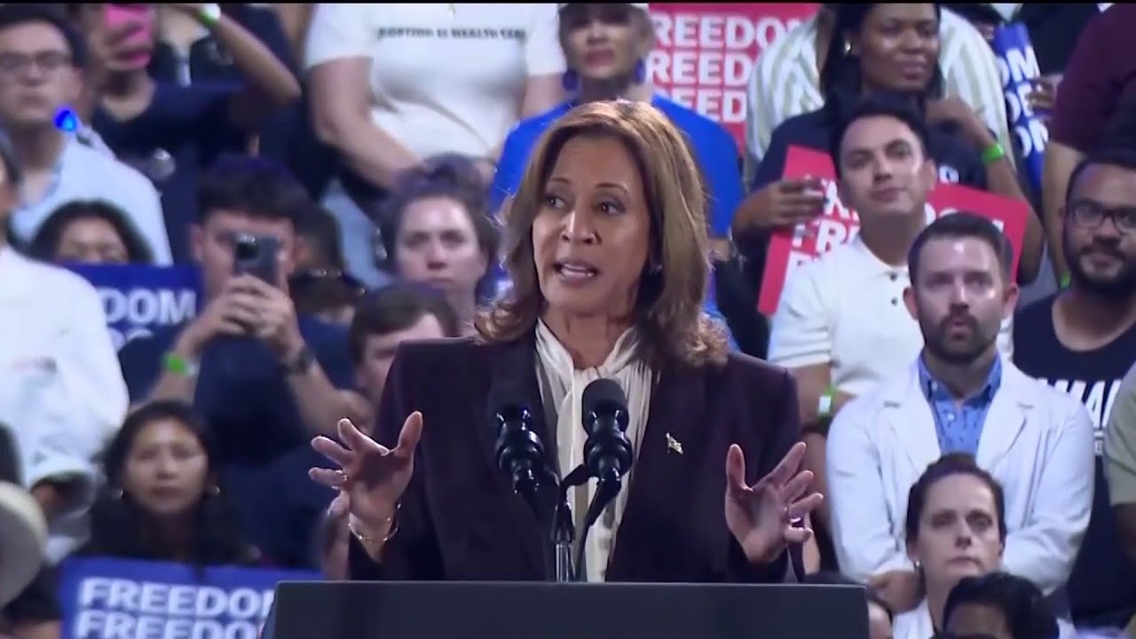 VP Kamala Harris expresses importance of reproductive rights in upcoming election at Houston ...