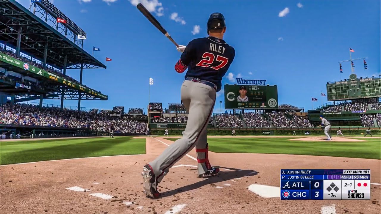 Chicago Cubs vs Atlanta Braves 8/6/2023 MLB The Show 23 Gameplay - YouTube