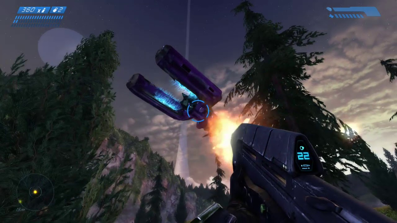 first ever halo 1 remaster gameplay part 1 - YouTube