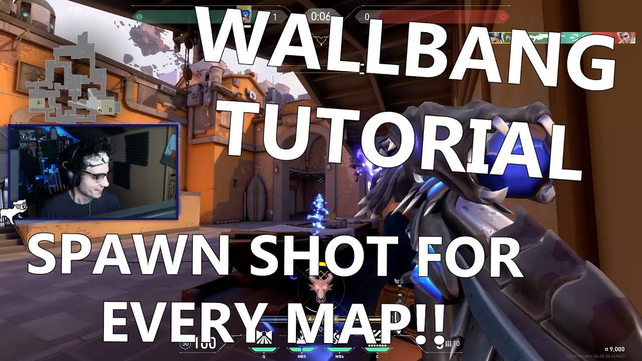 WALLBANG Spawn Shot Tutorial For Every Map! #ITPolar #Valorant - YouTube