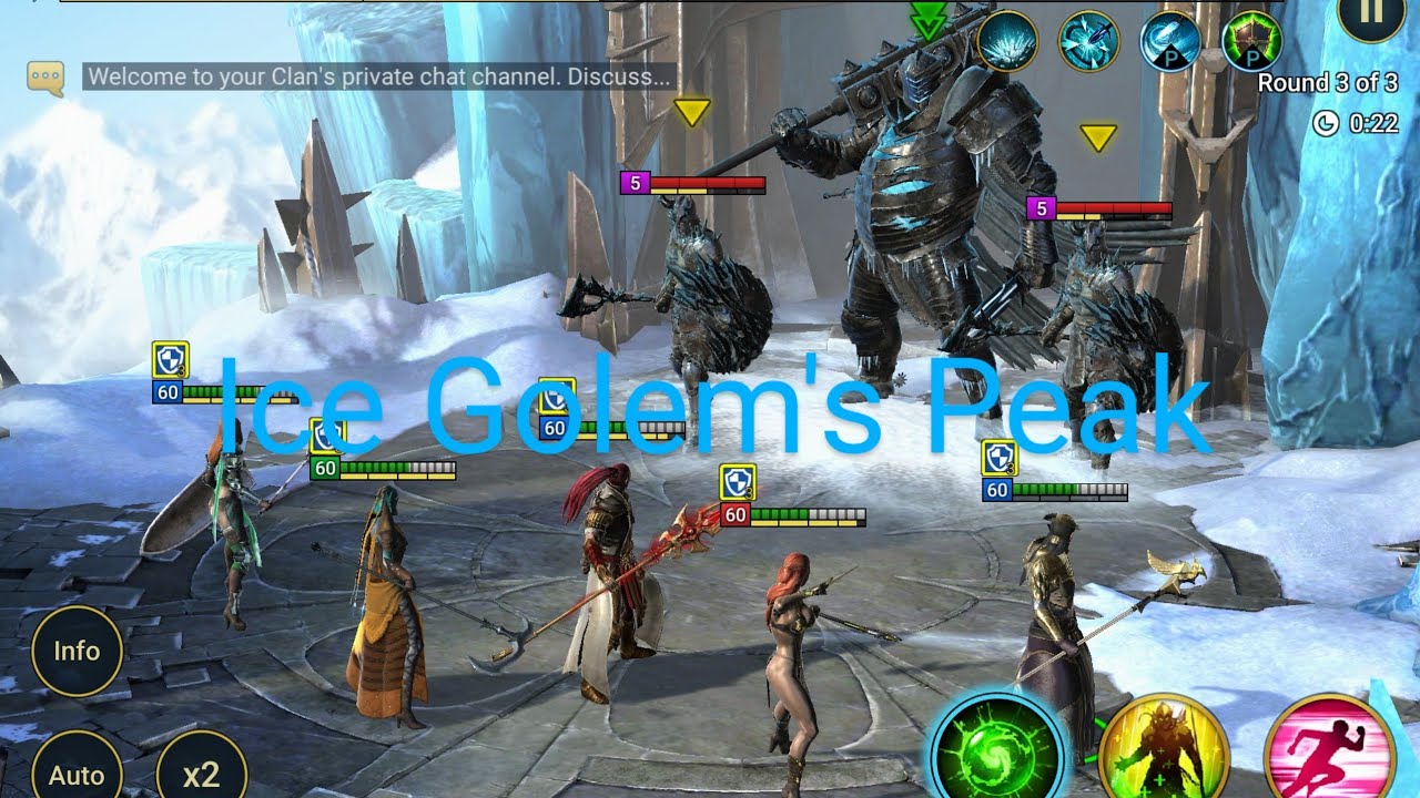 Ice Golem's Peak Stage 1-20 F2P Quick Overview (Raid Shadow Legends ...