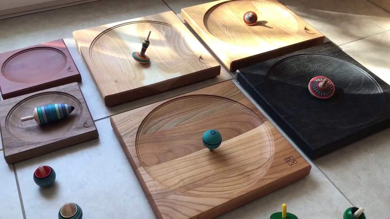 Fun with spinning tops & platters - YouTube