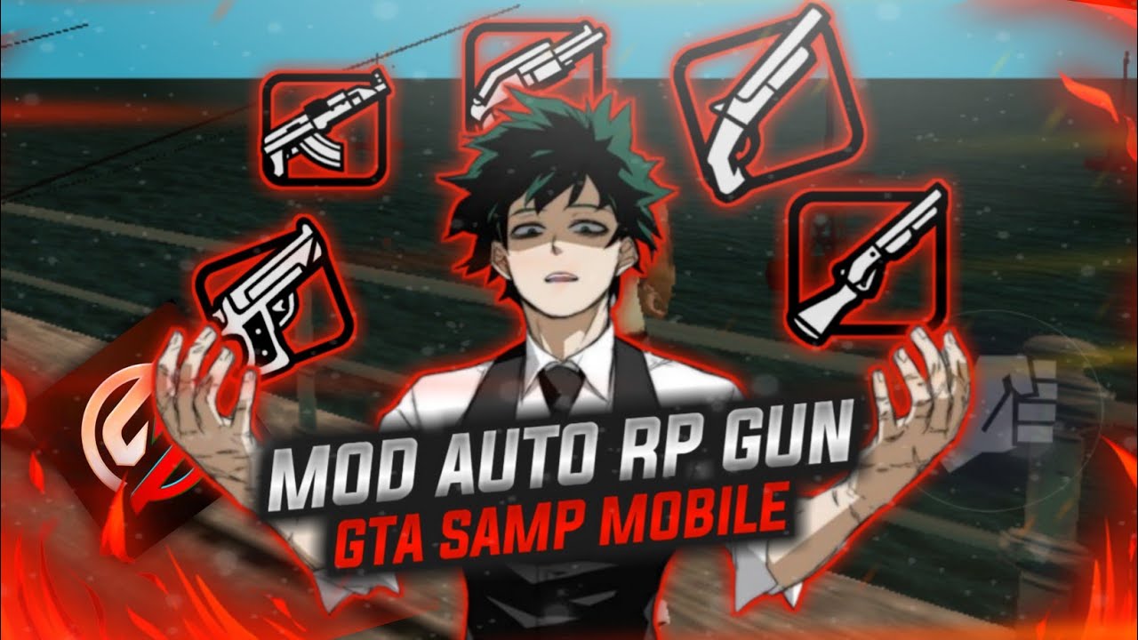 MOD AUTO RP GUN ENGLISH VERSION - GTA SA MULTIPLAYER MOBILE - YouTube