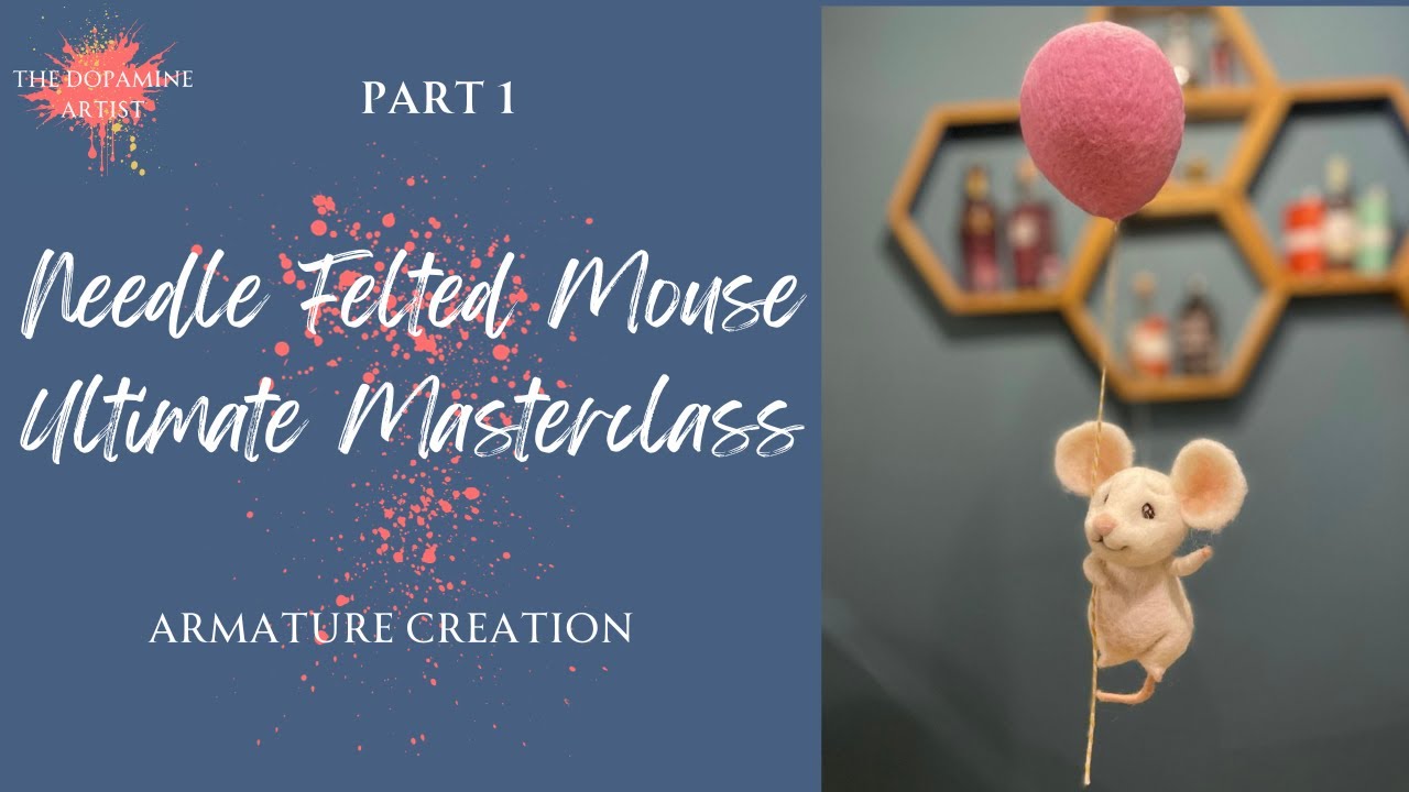 Needle Felting For Beginners, Needle Felted Mouse, How To Needle Felt A ...
