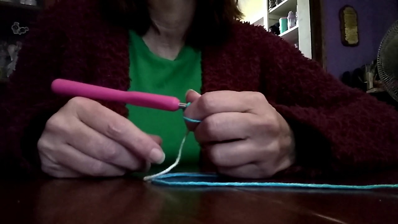 Round dish cloth - YouTube