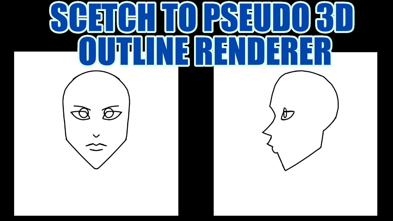 Creating my own custom pseudo 3D outline renderer! Baby steps - YouTube
